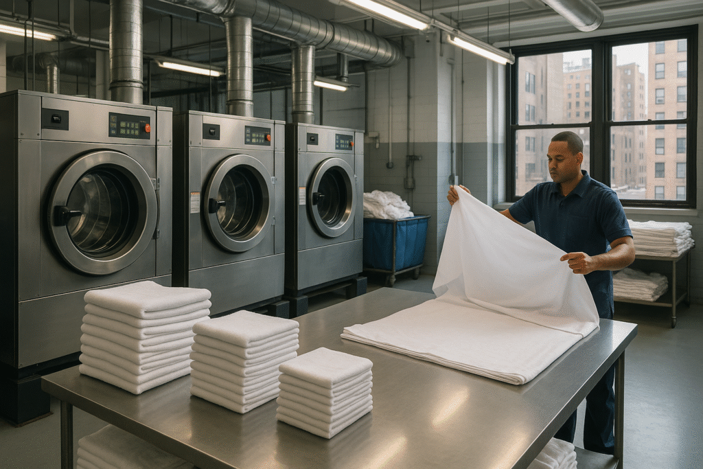Laundry Services Commercial in New York | Sparkle Laundry